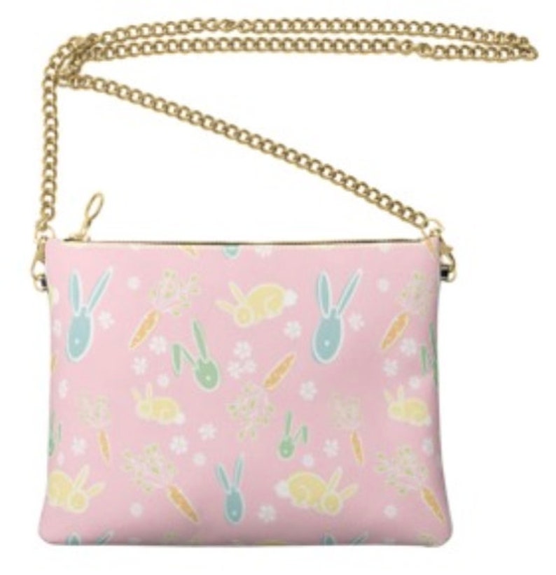 Pink Bunny Leather Crossbody Bag - Etsy