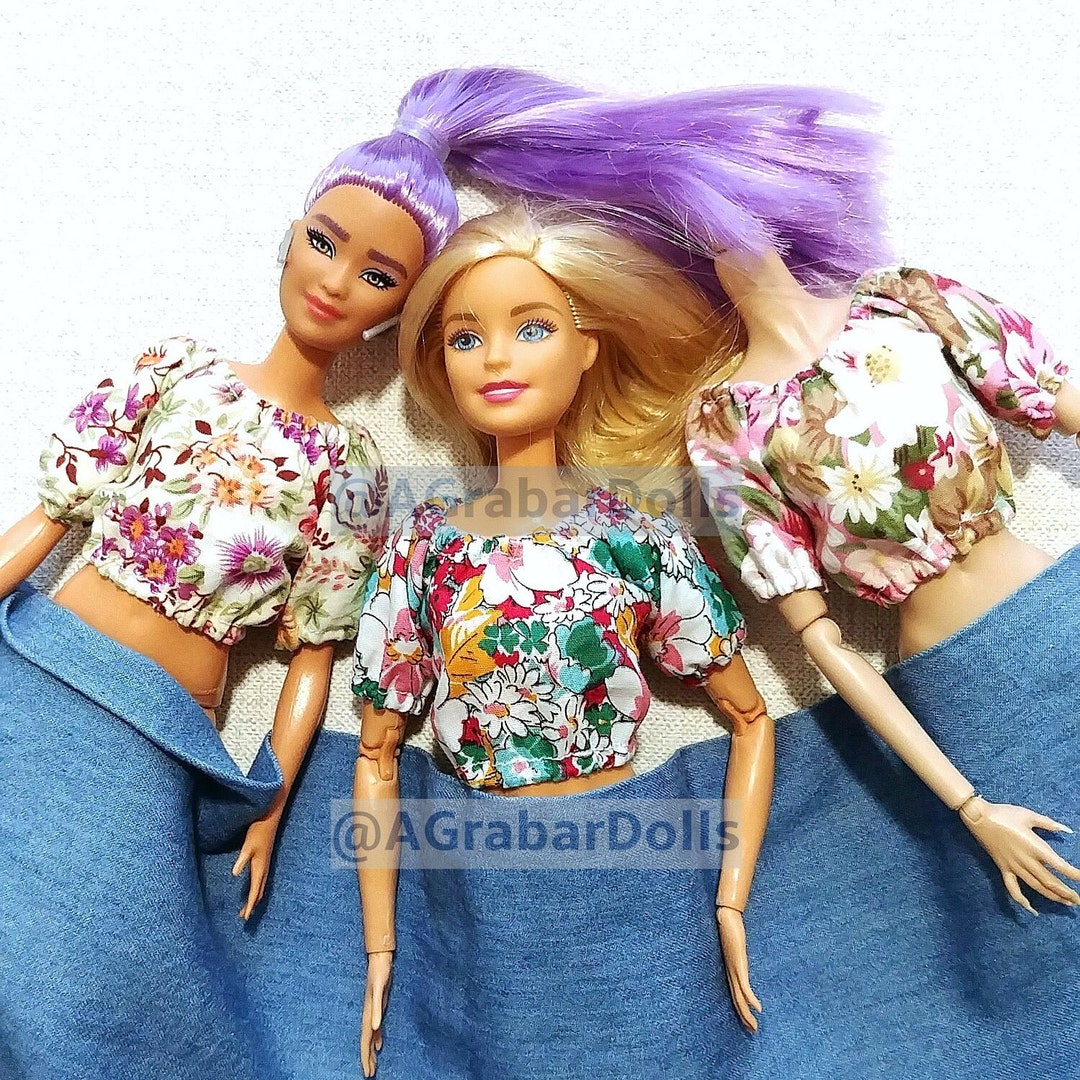 Peasant Blouse for Fashion Dolls Made-to-move Brb, Fashion Royalty ...