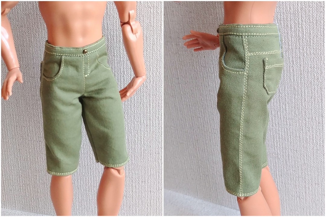Shorts for Standard Looks, Buff Muscular or Broad Body Ken Doll 1/6 ...
