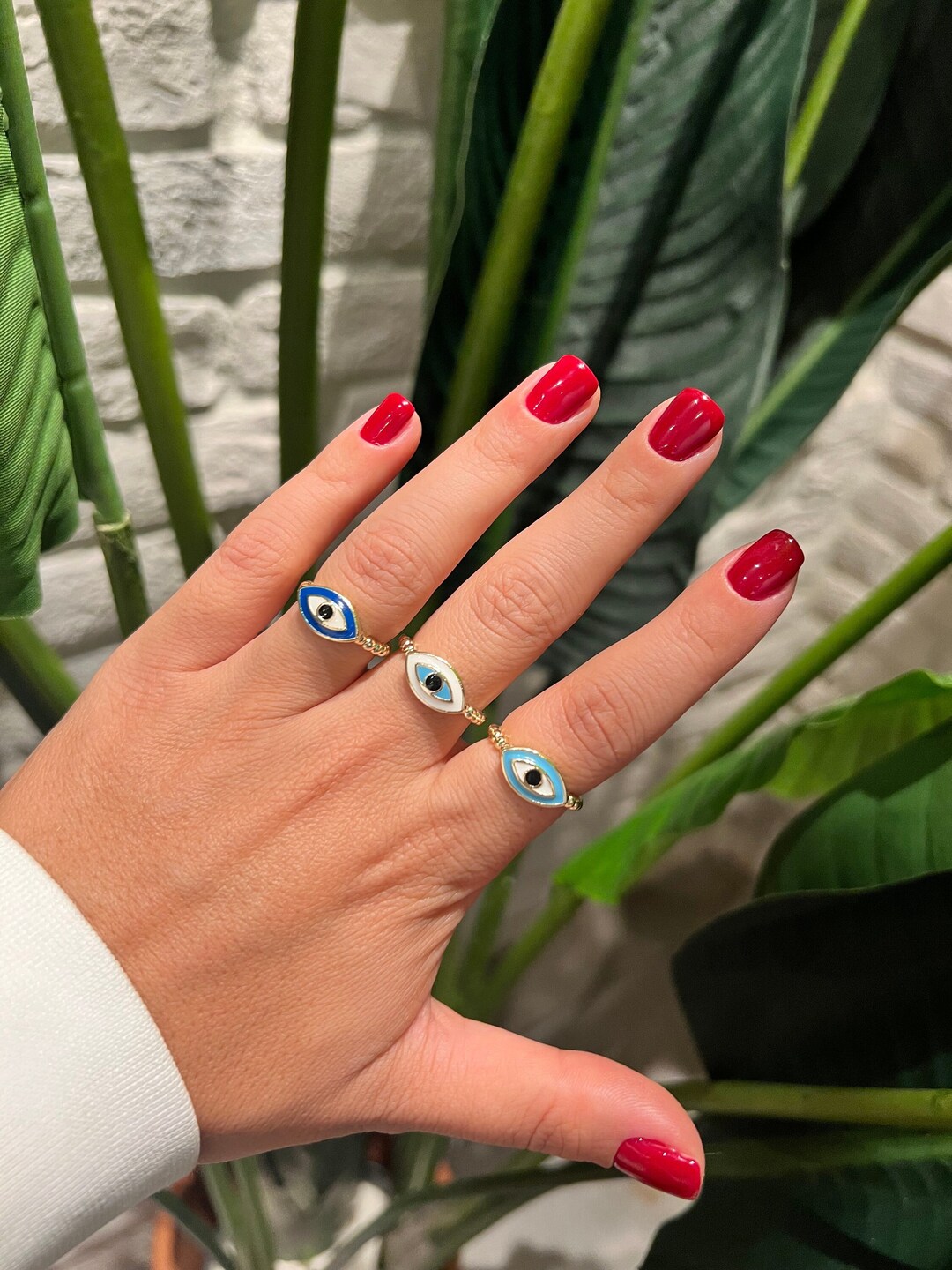 Evil Eye Ring, All Seeing Eye Ring, Spiritual Protection Ring, Eye Ring ...