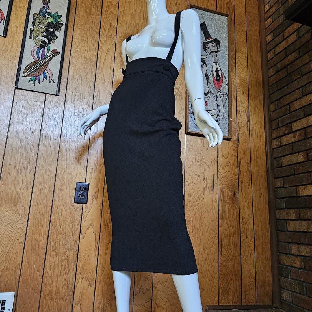 Vintage 90s Cry Baby Wanda Greaser Pencil Skirt Wiggle Stretch Dress ...
