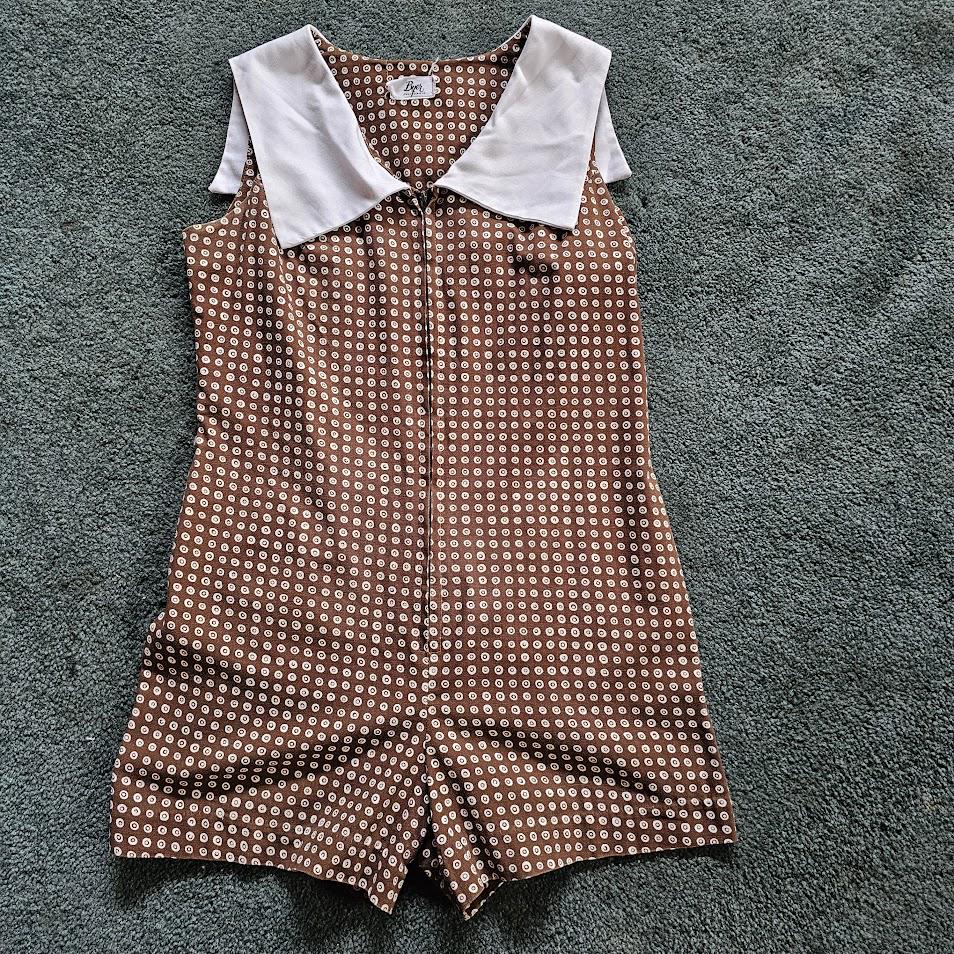 Vintage 60s Bullseye Hot Pants Mini Shorts Playsuit Go Go Novelty ...