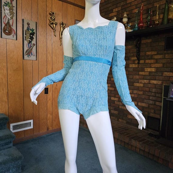 Vintage 60s Go Go Mod Burlesque Bubble Hot Pants Romp… - Gem