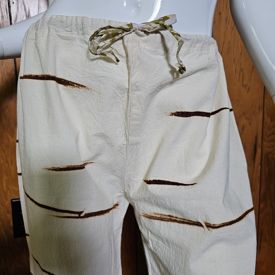 Vintage African Painted Folk Art Souvenir Flour Sack Bag Karate Unisex ...