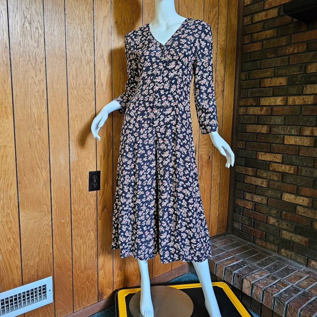 Vintage 90s Preppy Grunge Wide Leg Jumpsuit Palazzo Pants Dress Cropped ...