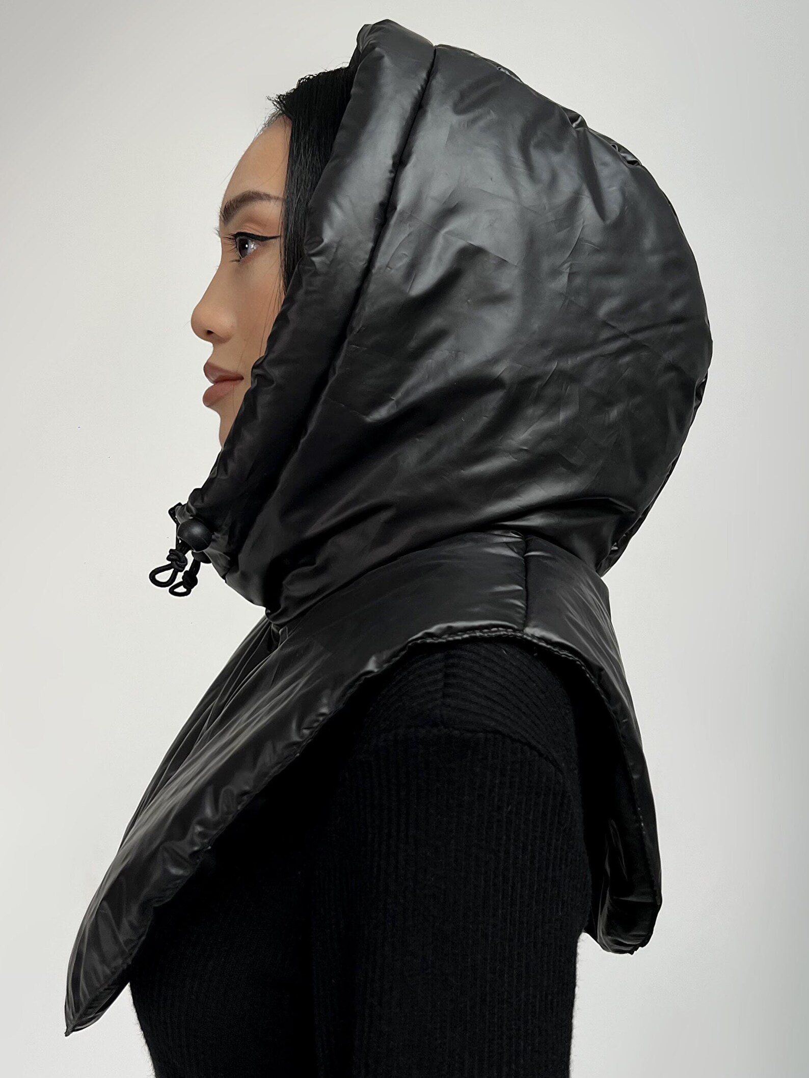 Waterproof Hooded Scarf, Rainproof Hooded Cowl, Hooded Snood Women ...