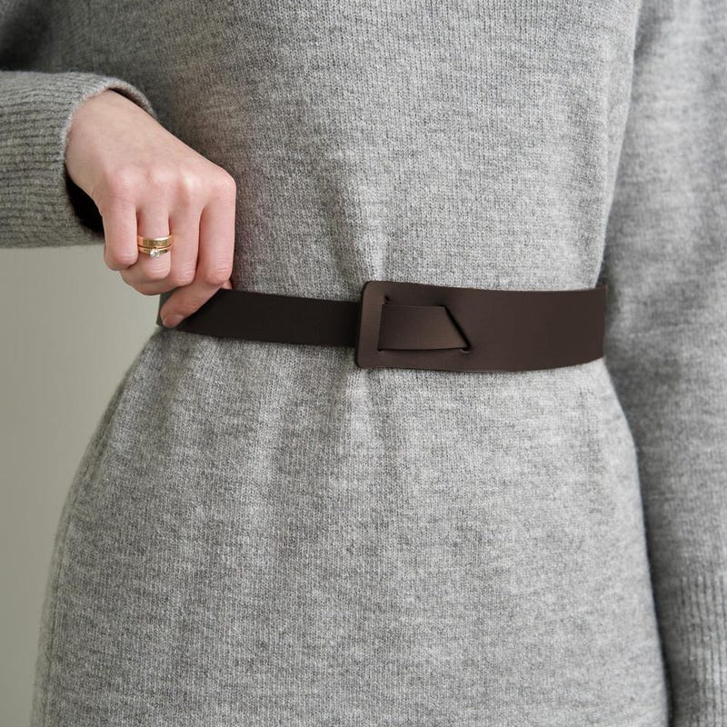 Leather Tie Belt - Etsy