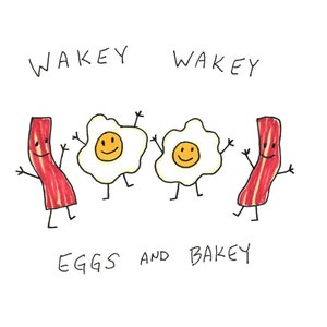 Wakey Wakey Eggs and Bakey Eggs and Bacon Breakfast Coffee Mug - Etsy