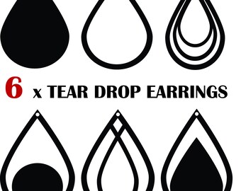 Tear drop svg | Etsy