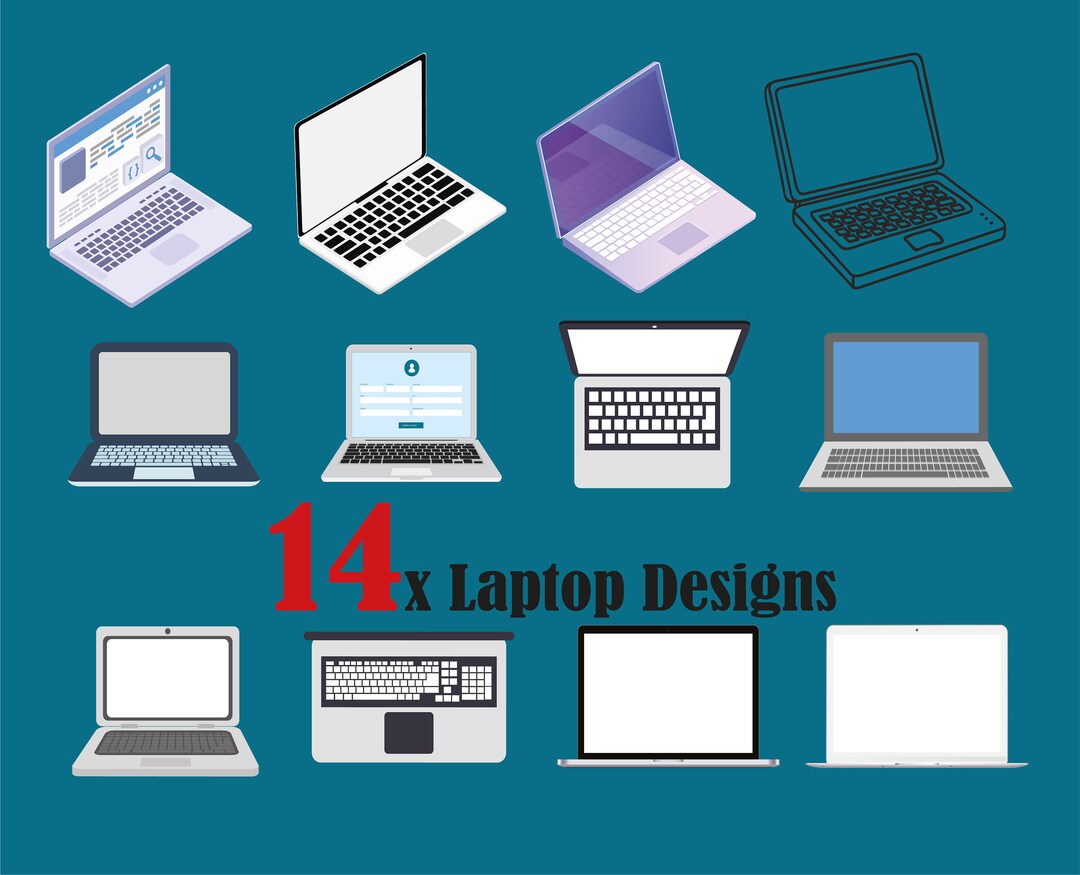 Laptop SVG, Computer Svg, Computer Clipart,laptop Clipart, Laptop ...