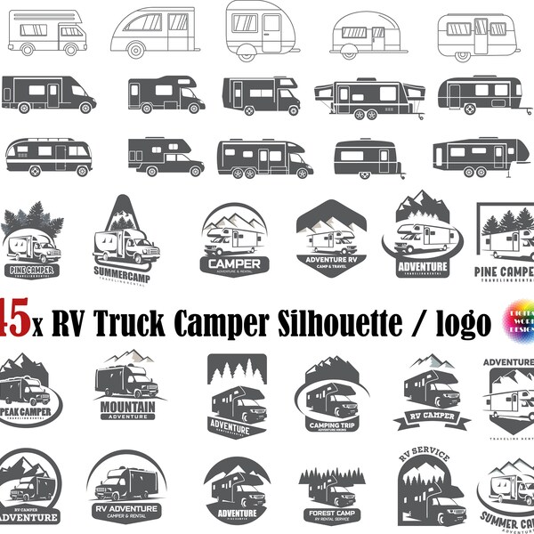 Rv Svg - Etsy