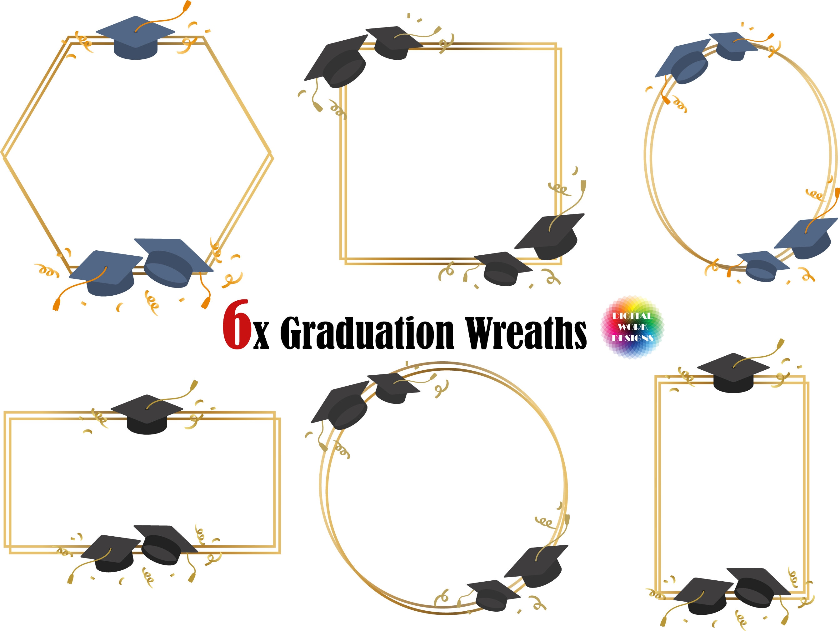 Graduation Frame Clip Art