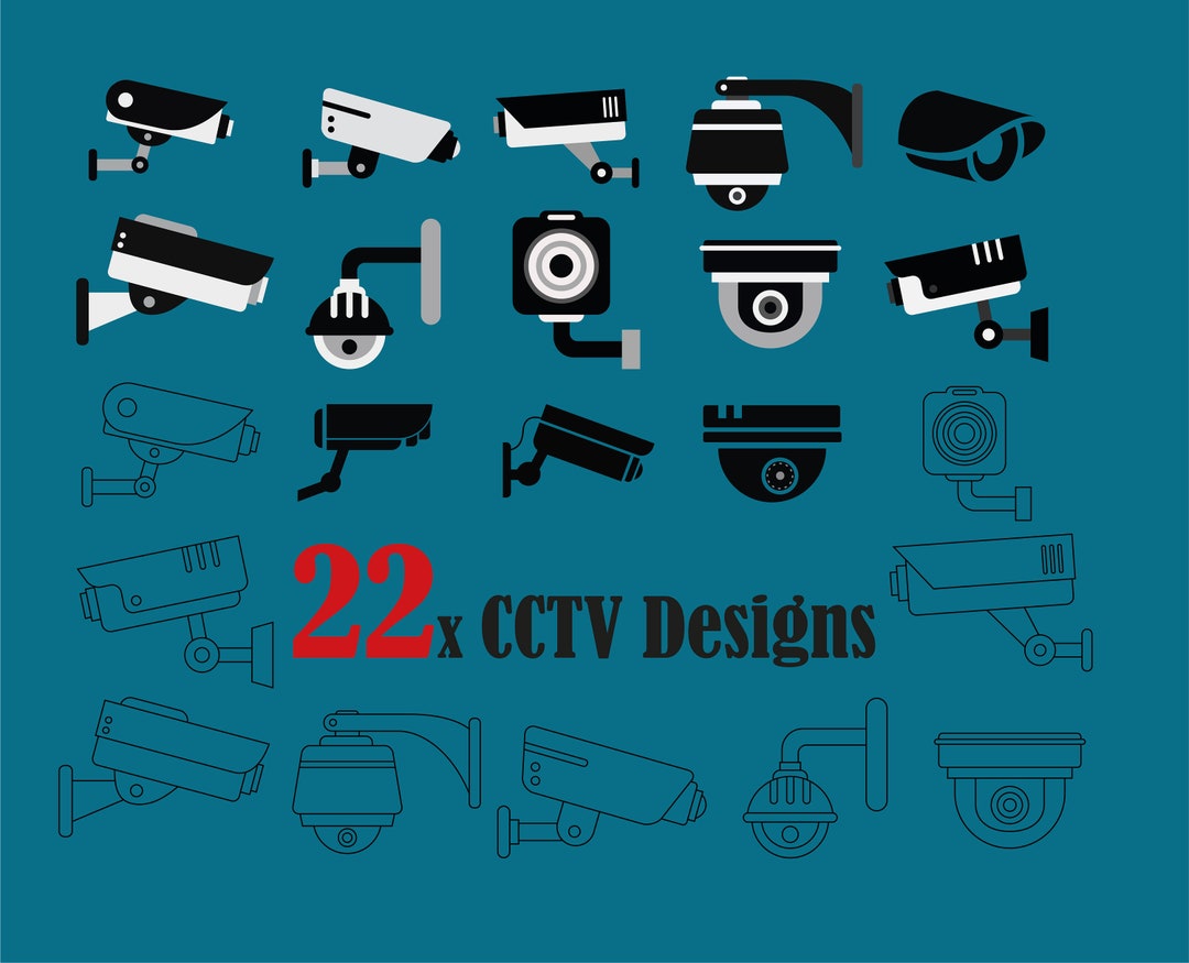CCTV Camera SVG, Security Camera Svg, Camera Clipart, Camera Svg ...