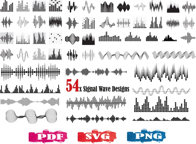 Sound Wave SVG, Wave Svg, Sound Svg, Waveform, Soundwave Svg, Music Svg ...