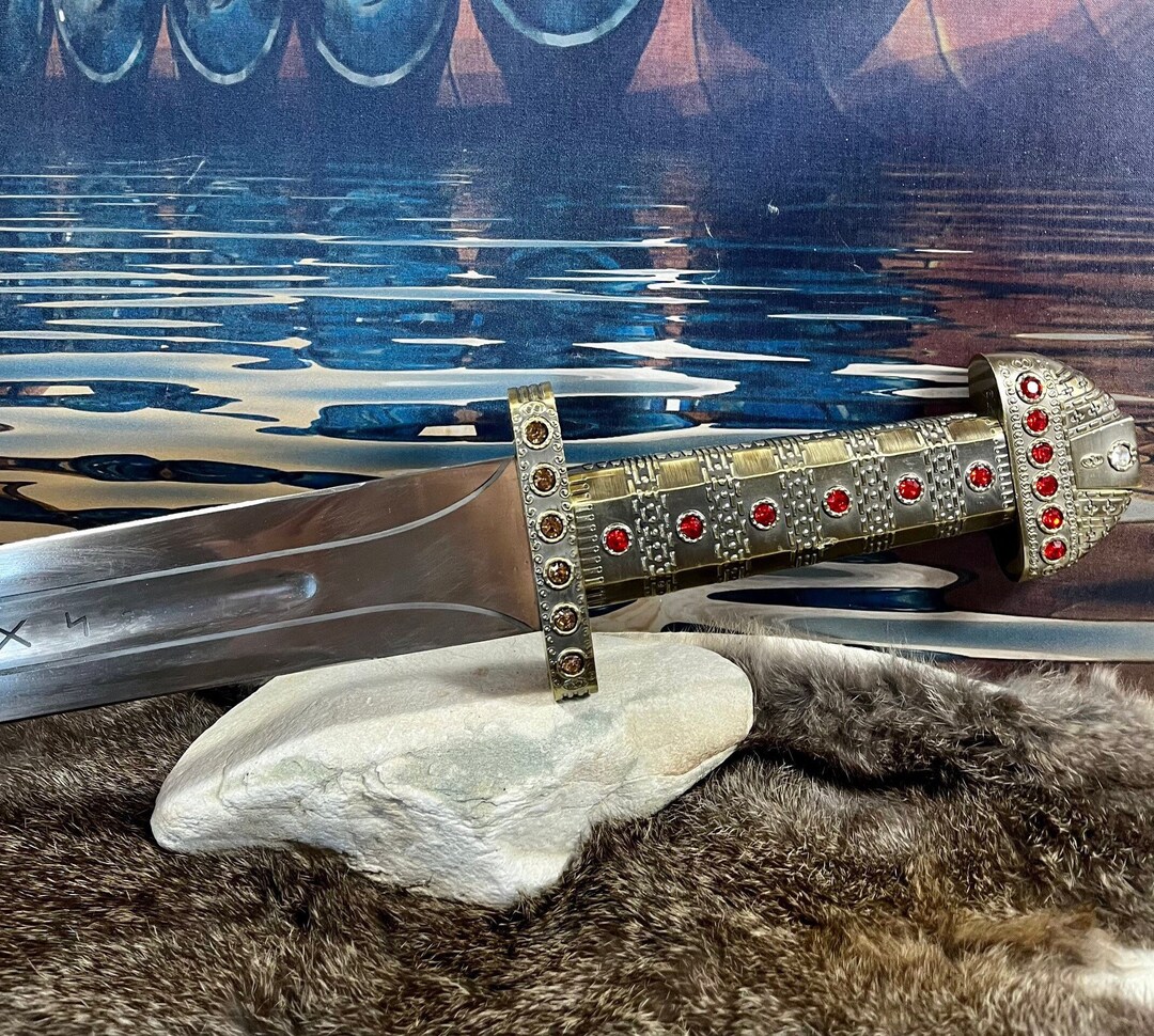 Viking Sword of King Ragner as Used in the TV Series Vikings. Wall ...