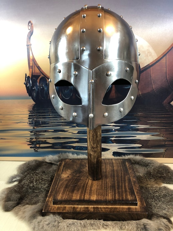 King Harold Viking spectacle helmet 14 gauge steel with 14 gauge ...