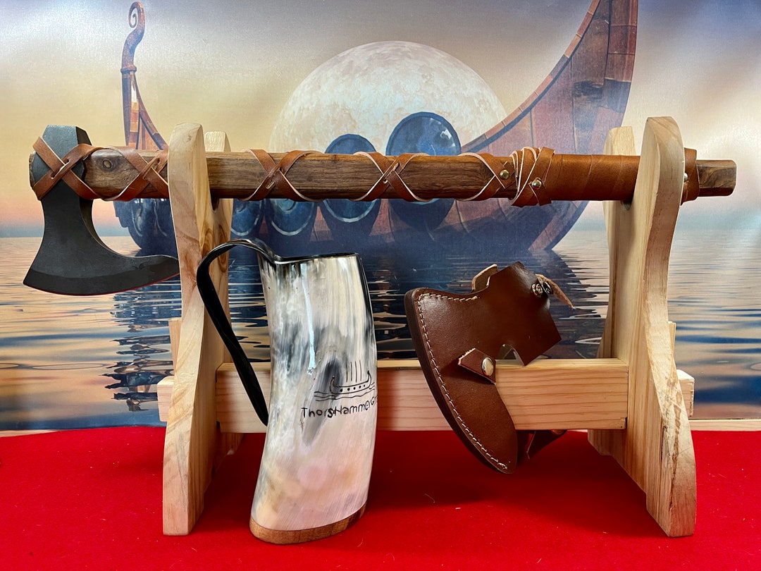 Deluxe Ragner Style Fighting Axe. Stand and Mug Not Included. - Etsy