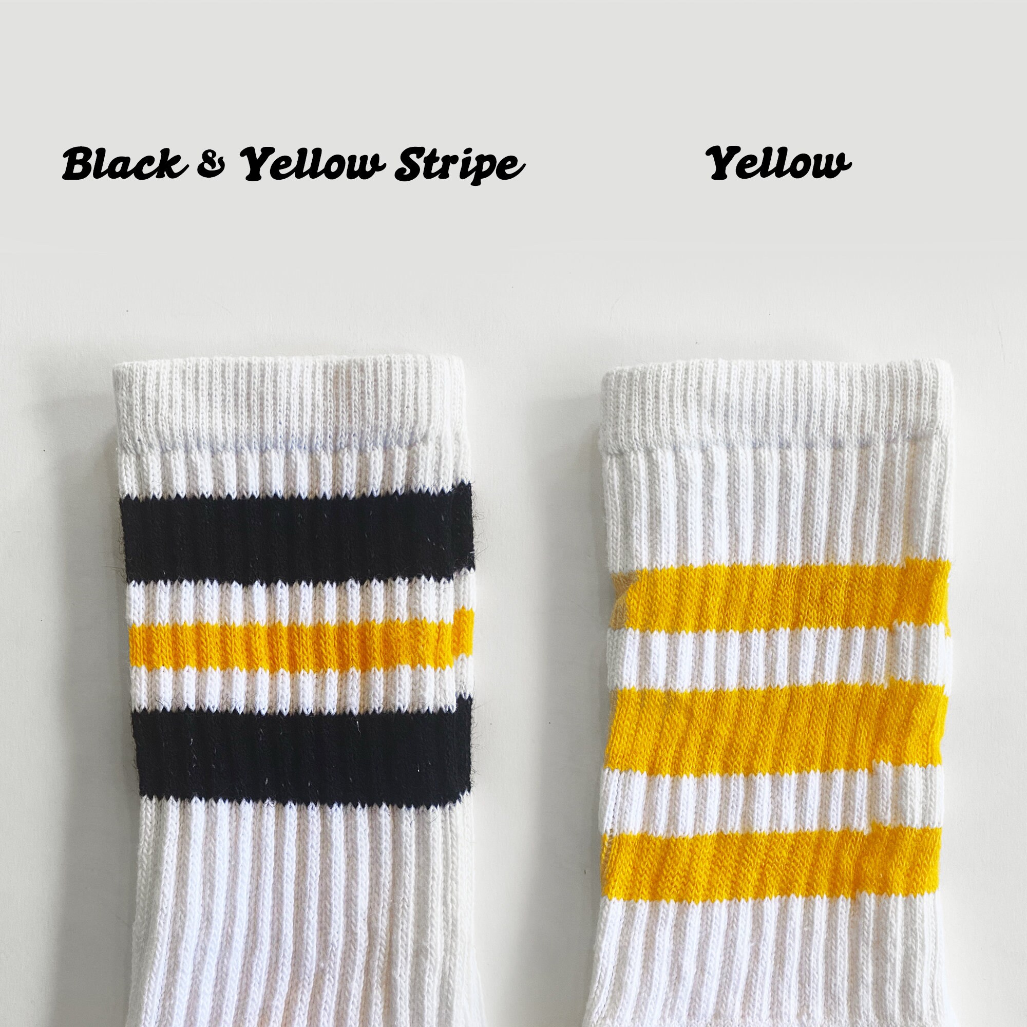 Skate Socks Old School Retro Striped Tube Socks Red Pink | Etsy