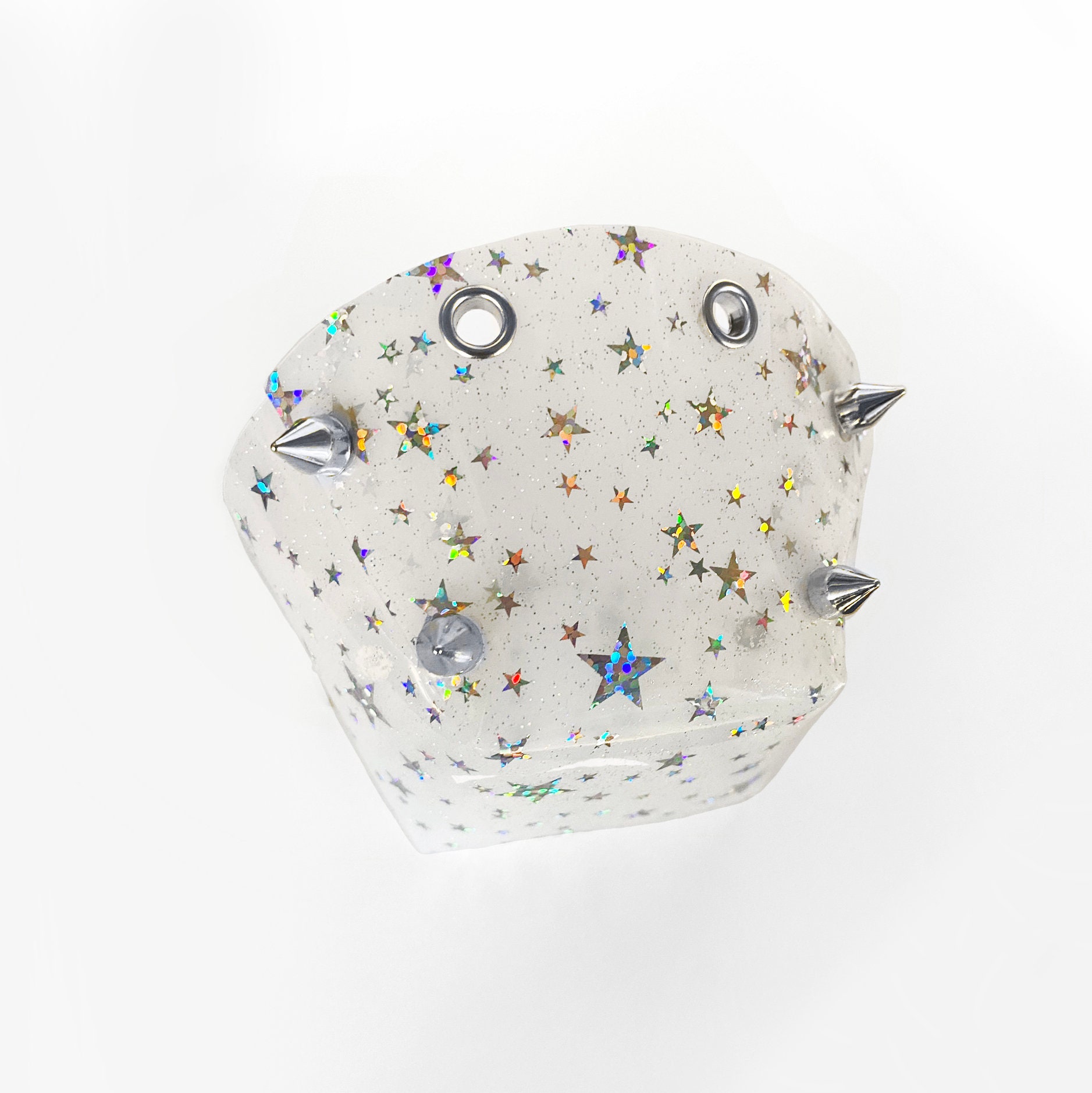 Roller Skate Toe Cap Guard Black Clear Holographic Stars | Etsy