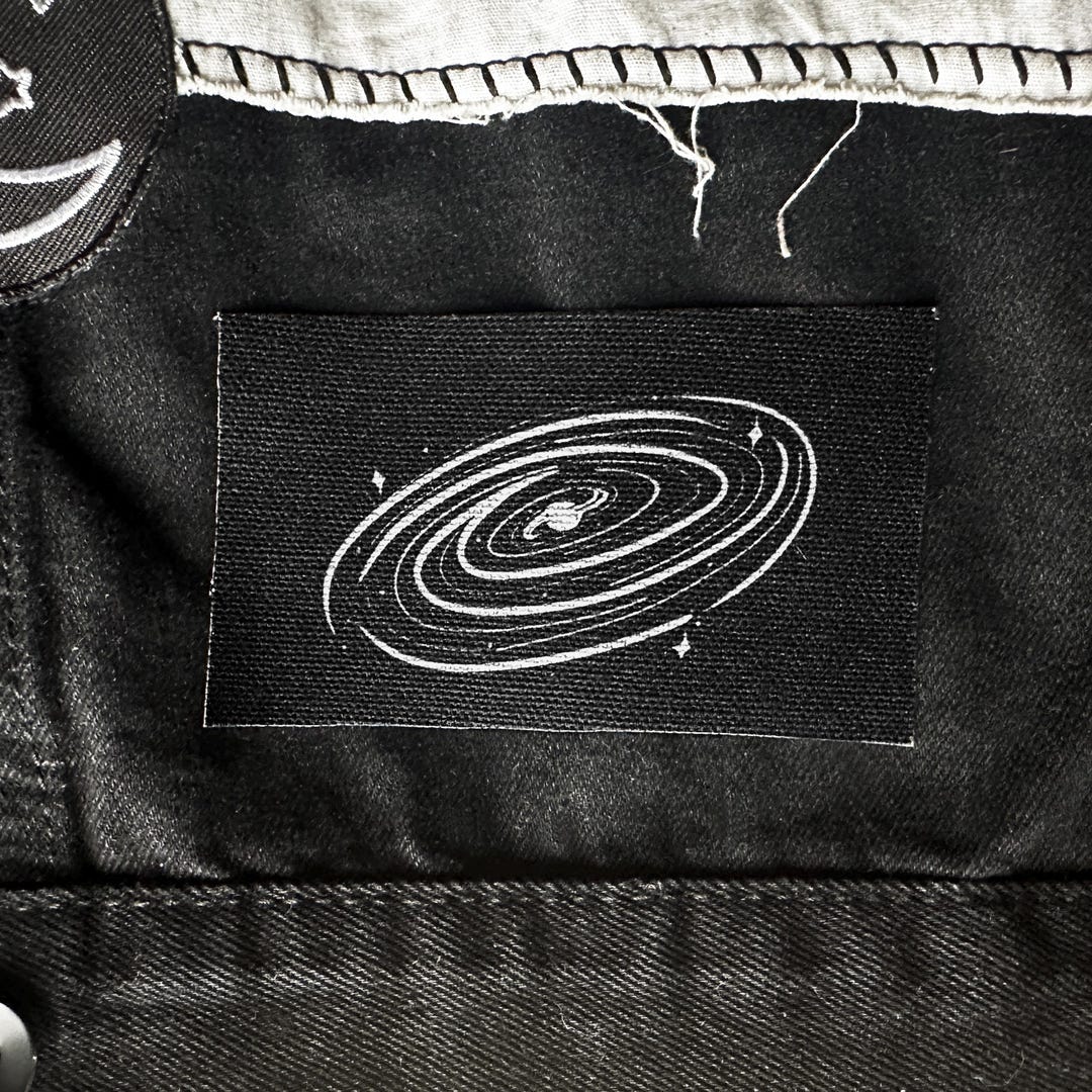 Galaxy Space Fabric Patch Applique | Handmade Sew on DIY Patches | 4x2 ...