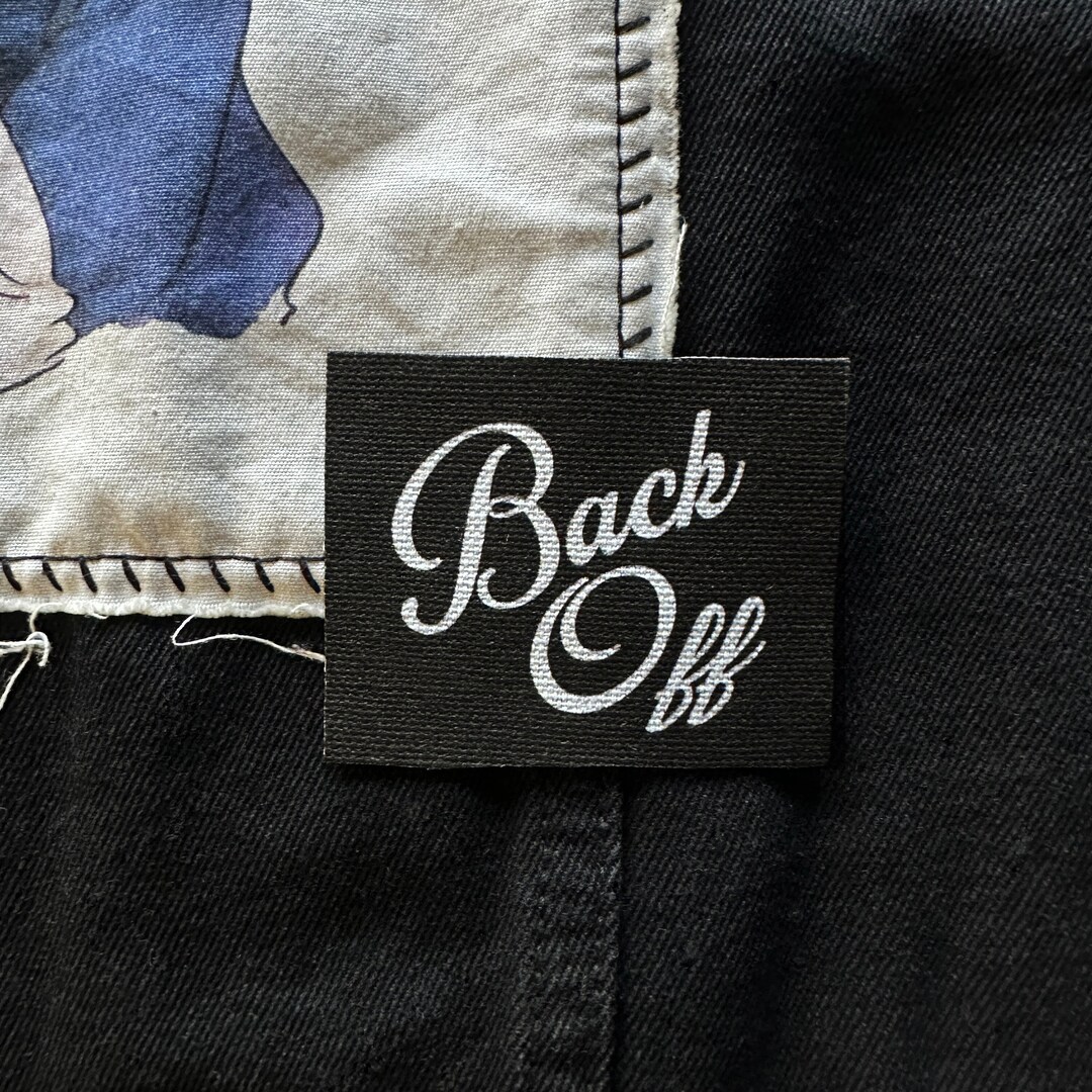 Back off Patch | Fabric Sewn on Patches | DIY Handmade Punk Feminist ...