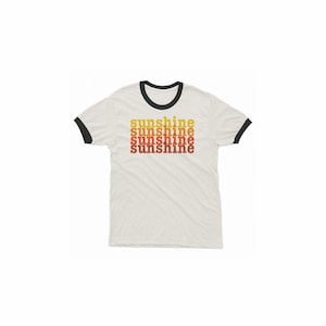 Sunshine Shirts Happy Graphic Print Tshirts Tees With - Etsy