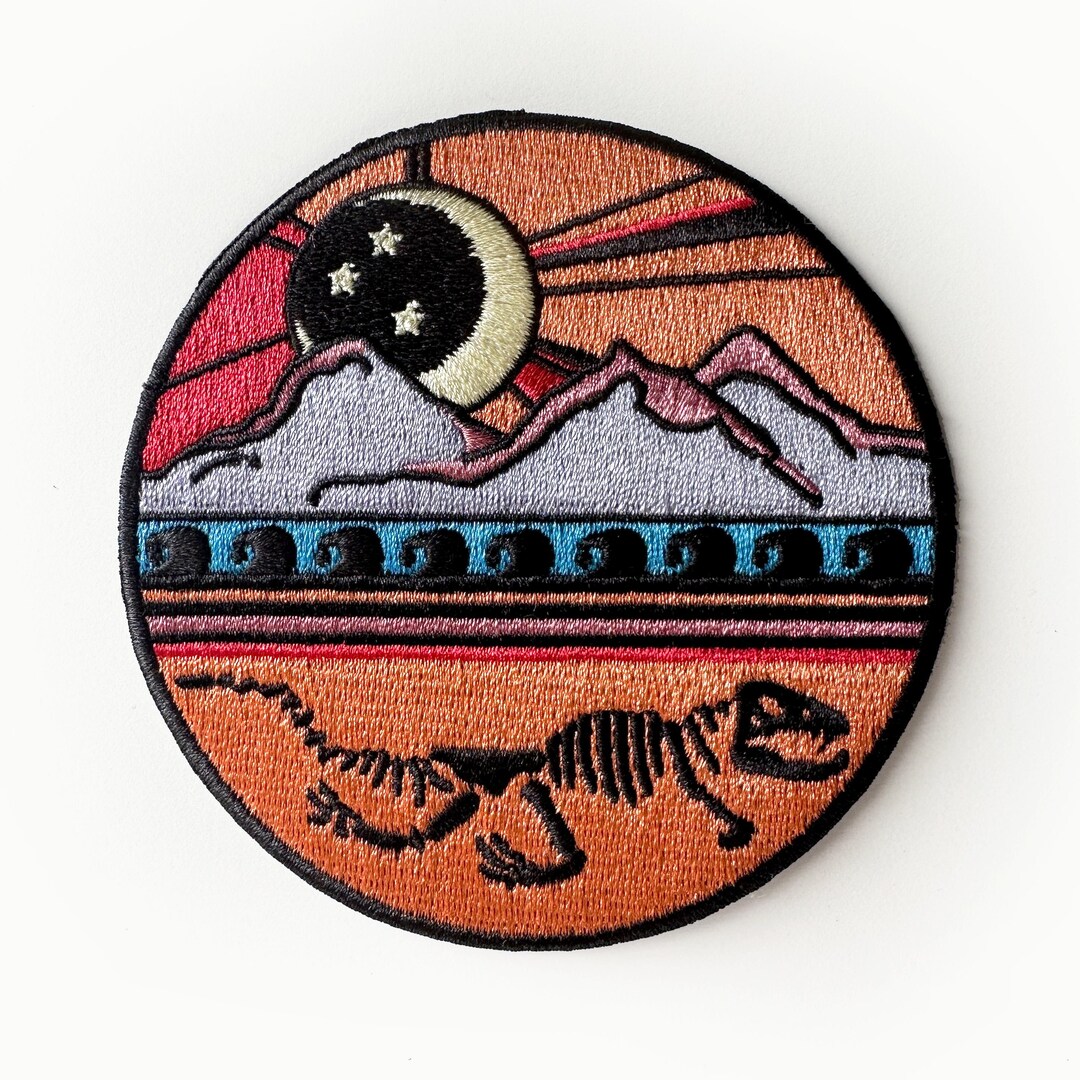 Dinosaur Fossil Patch | Skeleton Paleontology Natural History ...