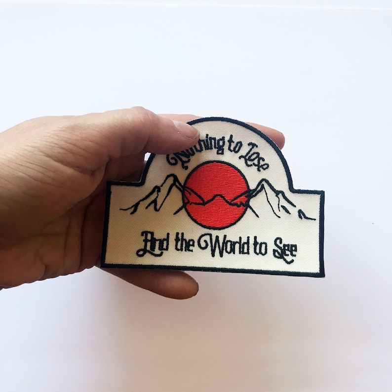 Mountain Patch Retro Style Adventure Iron on Patches - Etsy