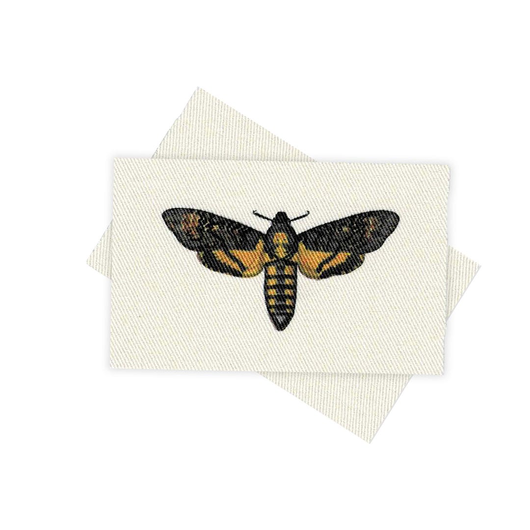 Death Head Moth Sew on Patch | Fabric Insect Entomology Bug Patches ...