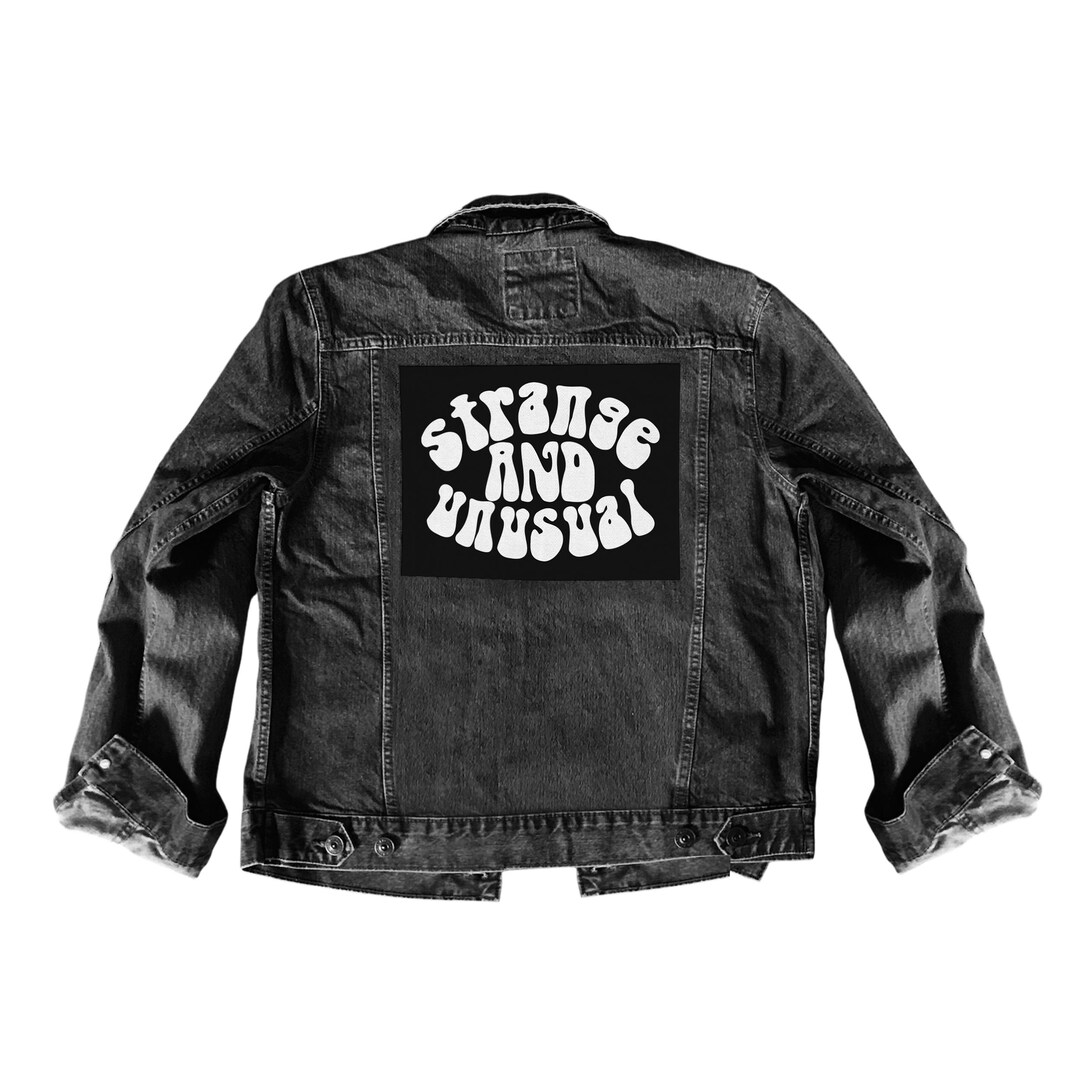 Strange Unusual Large Jacket Patch | DIY Handmade Sew on Fabric Patches ...