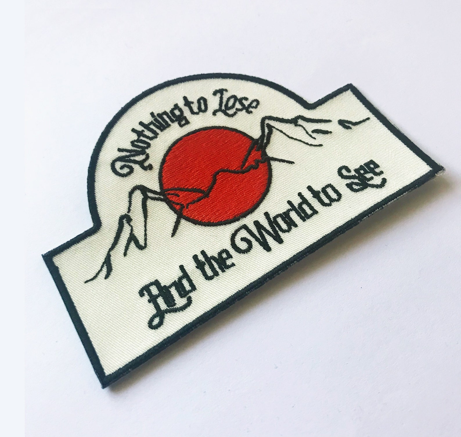 Mountains Patch Outdoors Adventure Iron on Patches Camping - Etsy