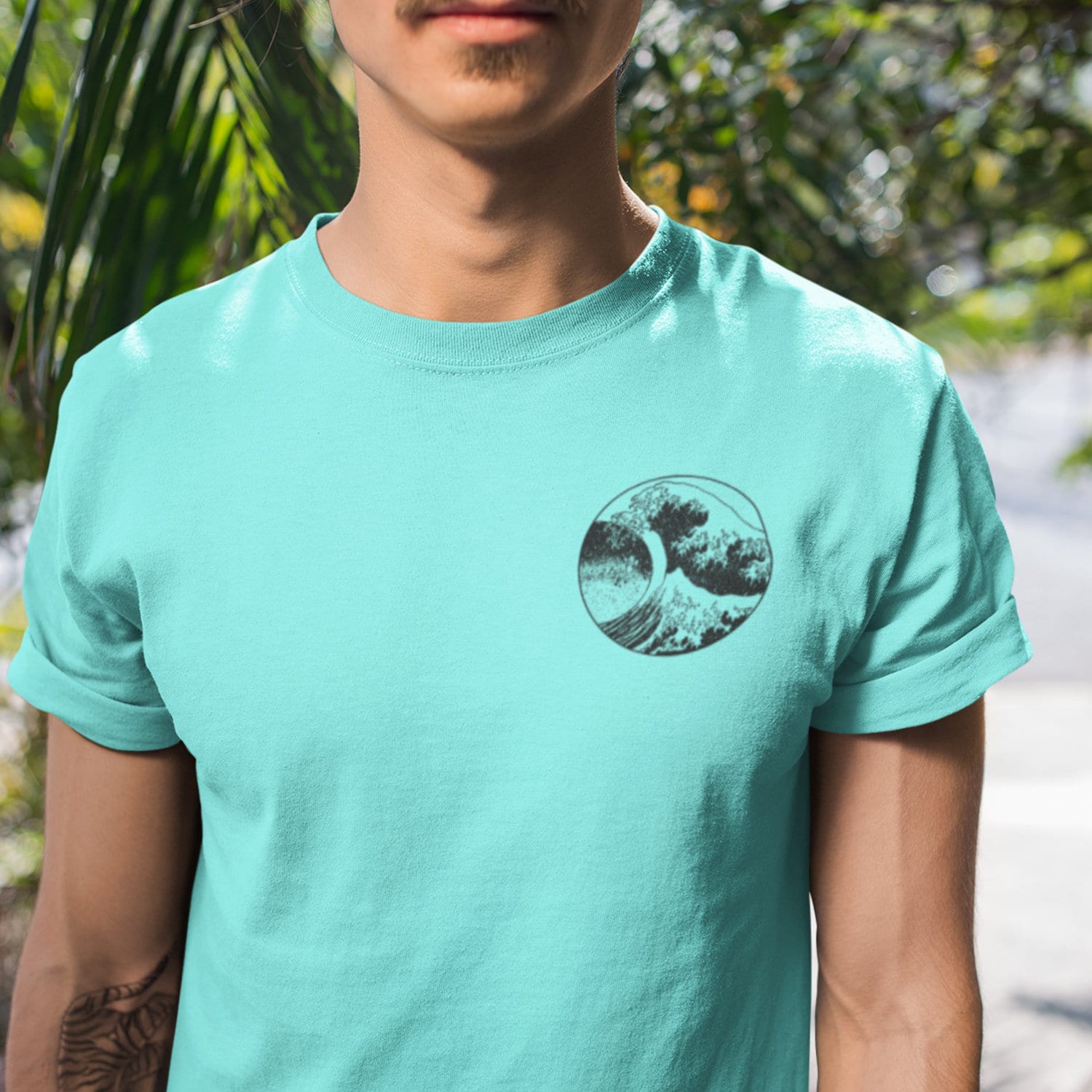 Great Wave Shirt Beach Ocean Shirts Graphic Tshirts | Etsy