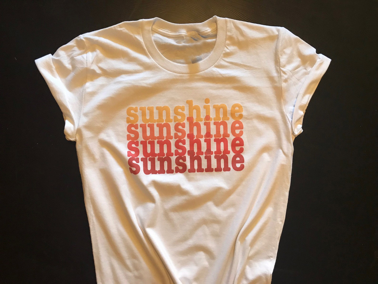 Sunshine Shirts Happy Graphic Print Tshirts Tees With - Etsy