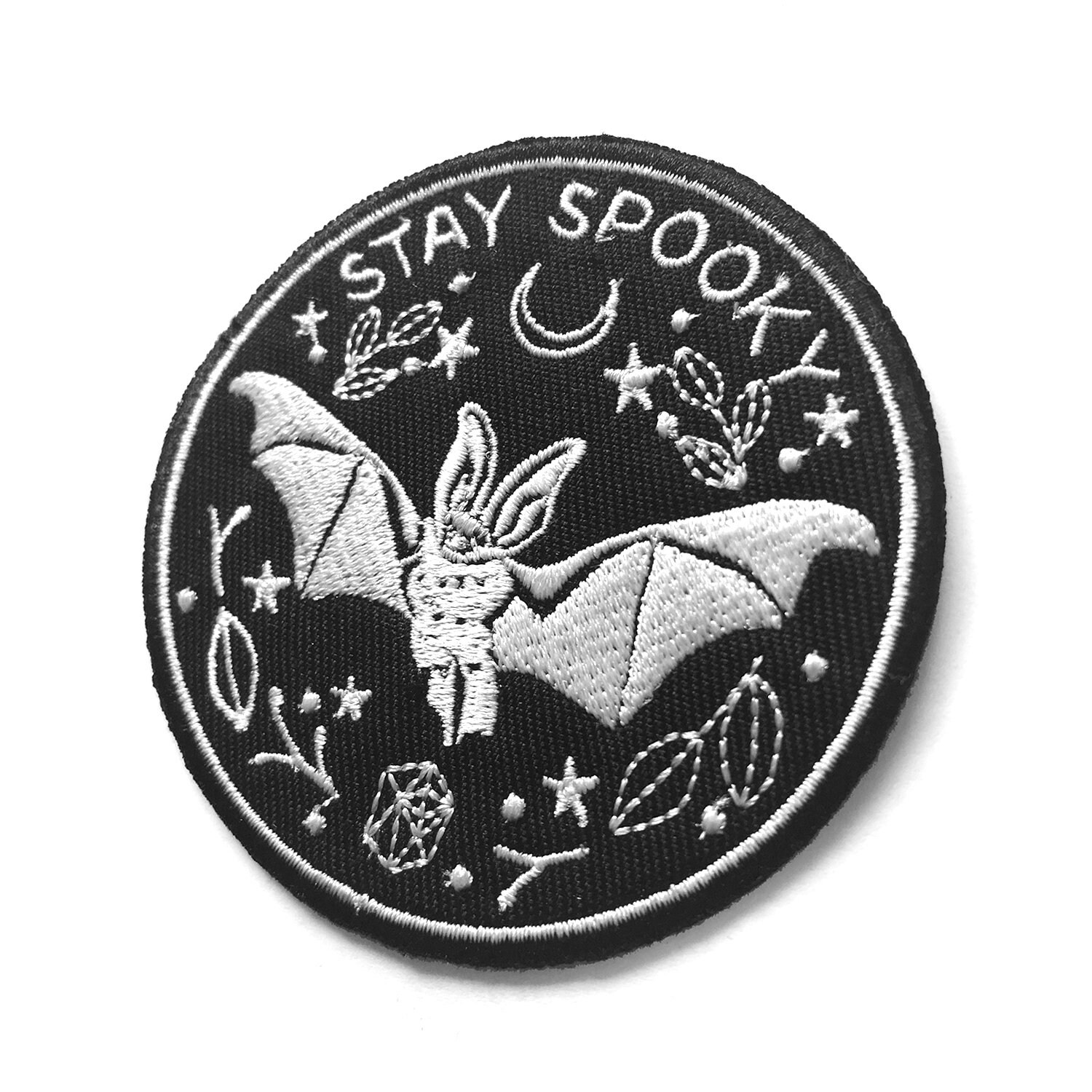 Spooky Bat Patch Iron on Gothic Alternative Horror | Etsy