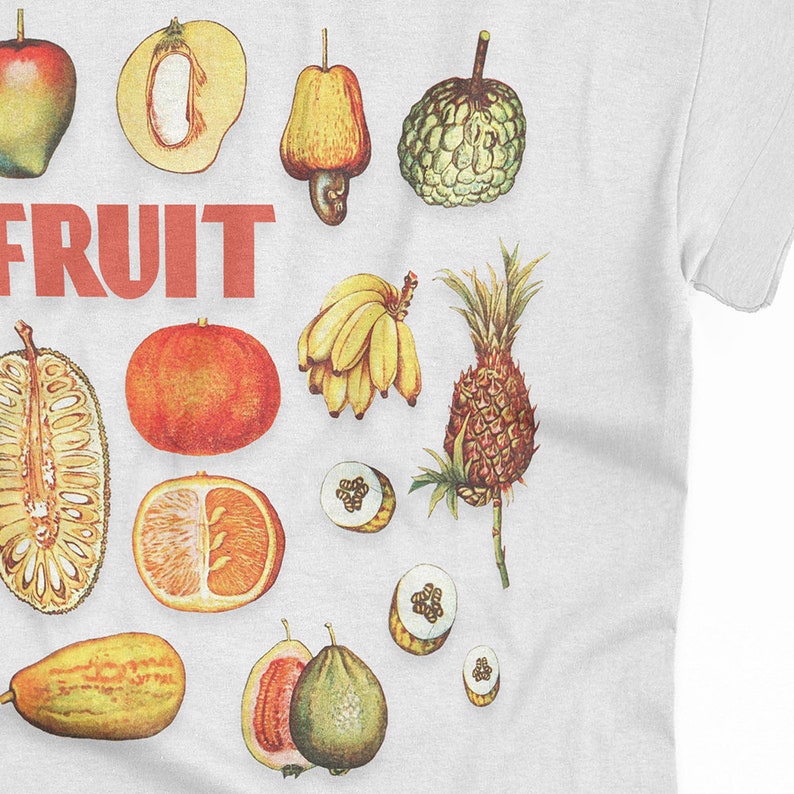Buy Fruit Graphic Tee Fruits Retro T-shirts Womens Mens Unisex Online ...