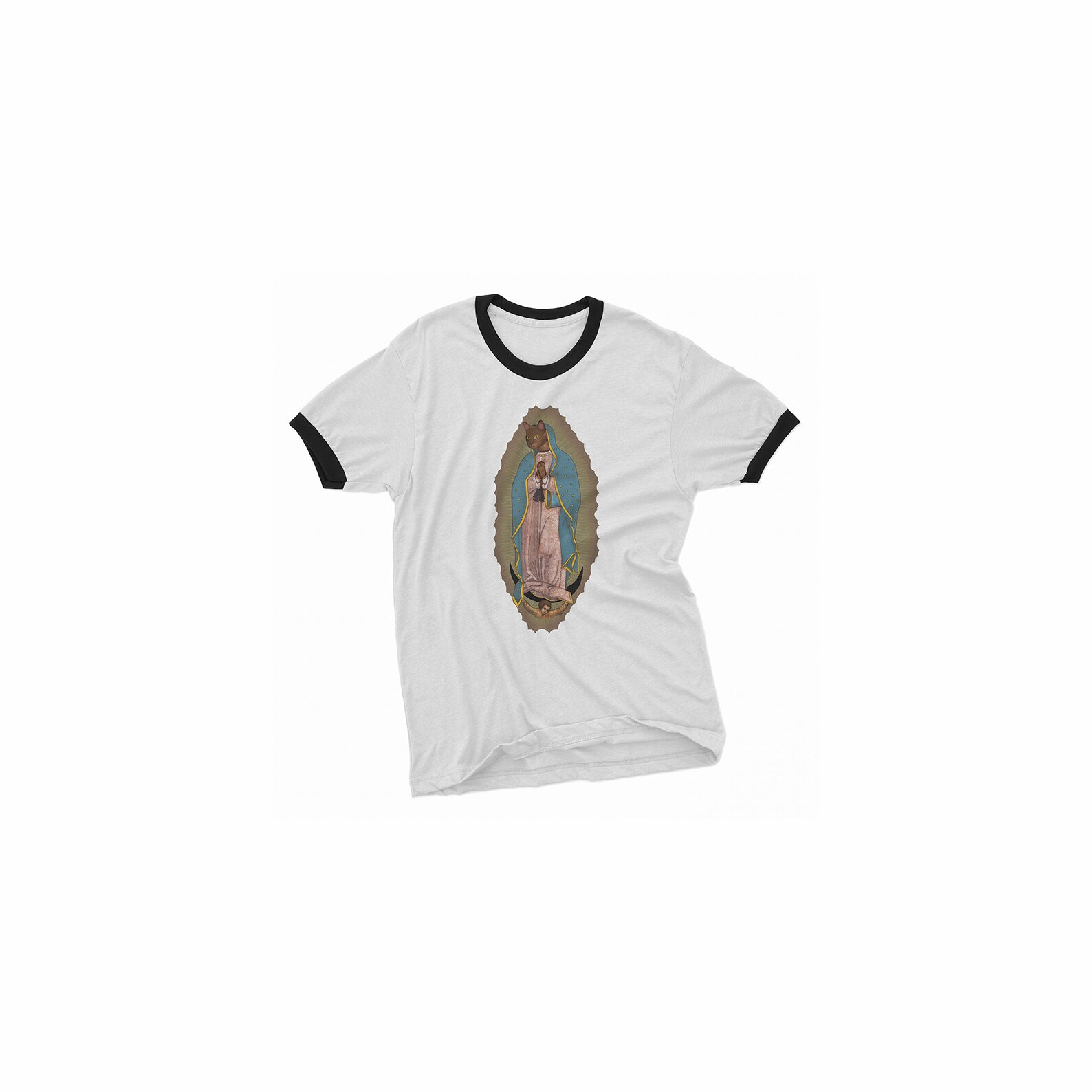 Cat Virgin Mary T-shirt Cat of Guadalupe Shirt Cat Lady - Etsy