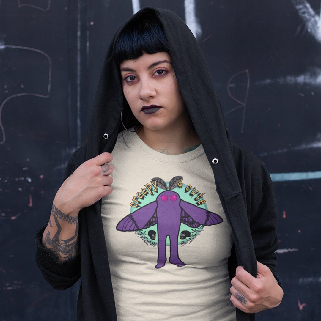 Mothman T-shirt Cryptid Shirts Unisex Womens Plus Size XS-3XL Tee ...