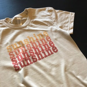 Sunshine Shirts Happy Graphic Print Tshirts Tees With - Etsy