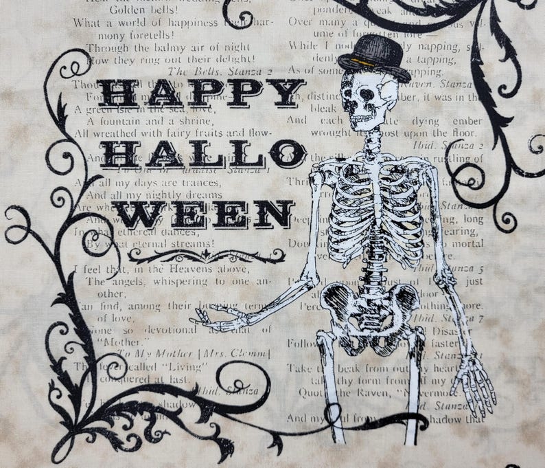 Eerily Elegant PANEL by Deb Strain for Moda - Etsy