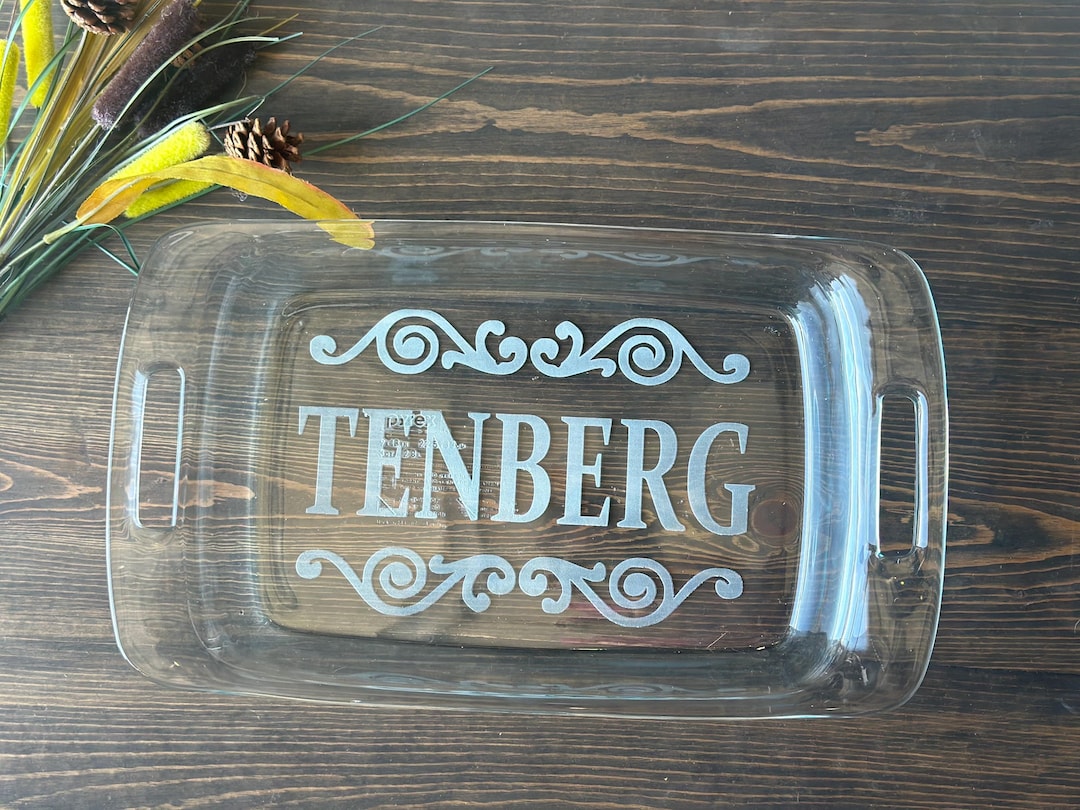 Personalized Engraved Glass Baking Dish, Custom Bakeware - Etsy