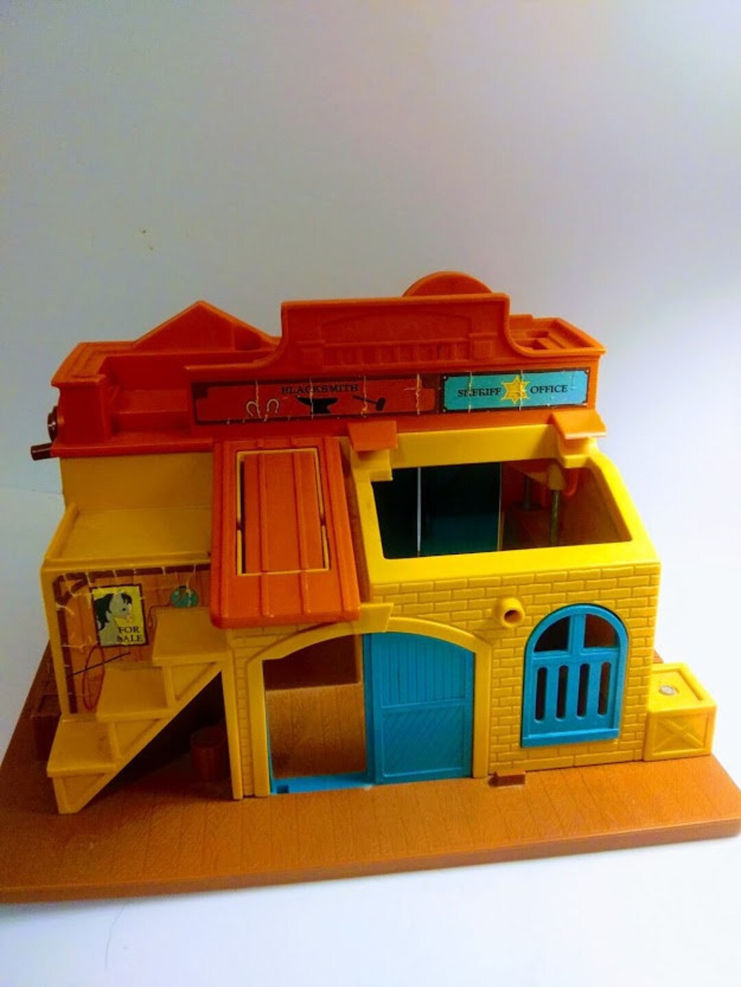 Vintage Fisher Price Western Town Playset #934 - Etsy