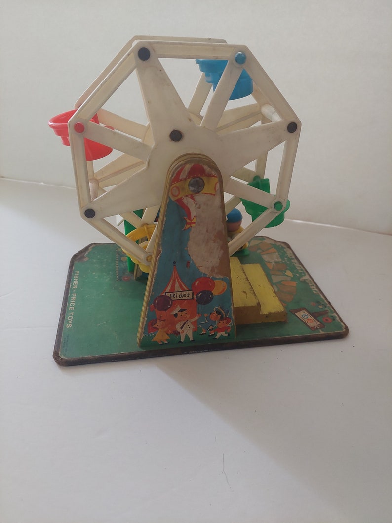 1966 Vintage Fisher Price Little People Ferris Wheel - Etsy
