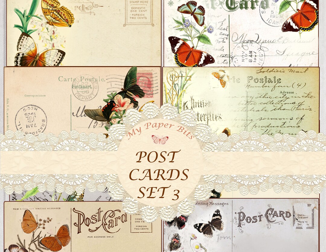 Vintage Digital Ephemera, Vintage Ephemera, Floral Ephemera, Journaling ...