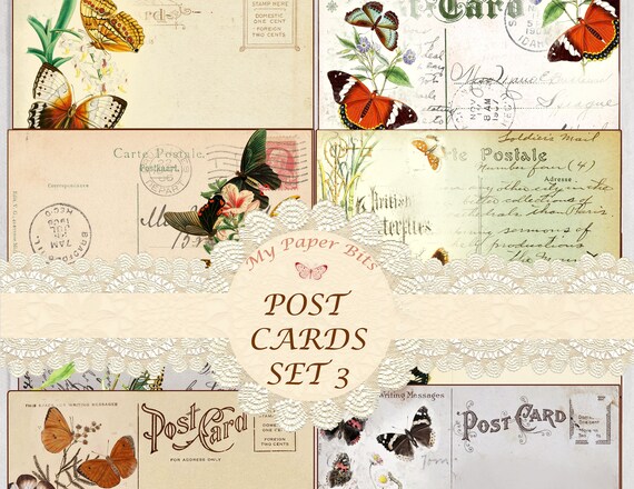 Vintage Digital Ephemera Vintage Ephemera Floral Ephemera | Etsy