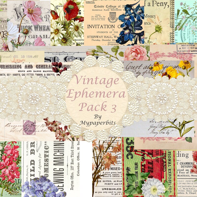 Ephemera - Etsy