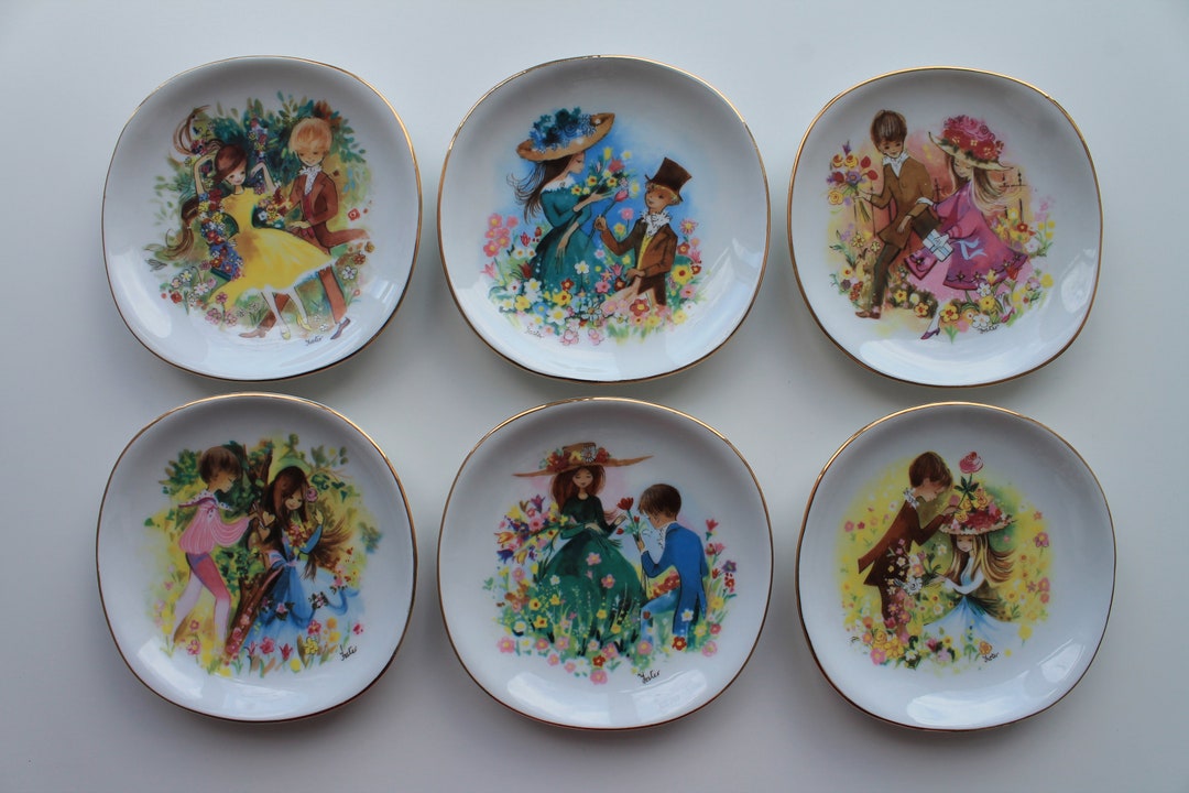 Porcelain Coasters Saucers | Schwarzenhammer Porzellan Small Dishes ...