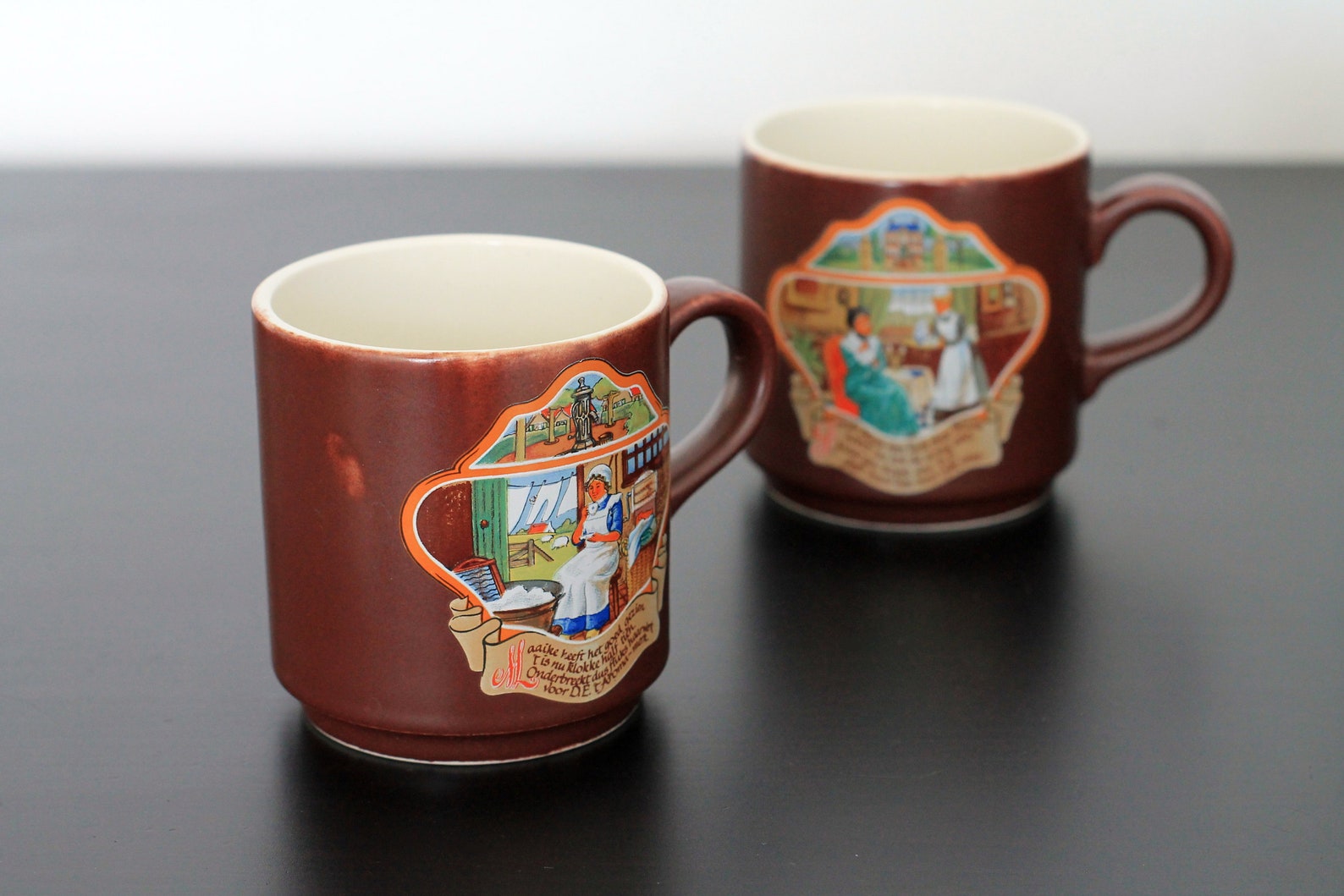 Villeroy & Boch Douwe Egberts Coffee Tea Mugs Cups / Dutch - Etsy
