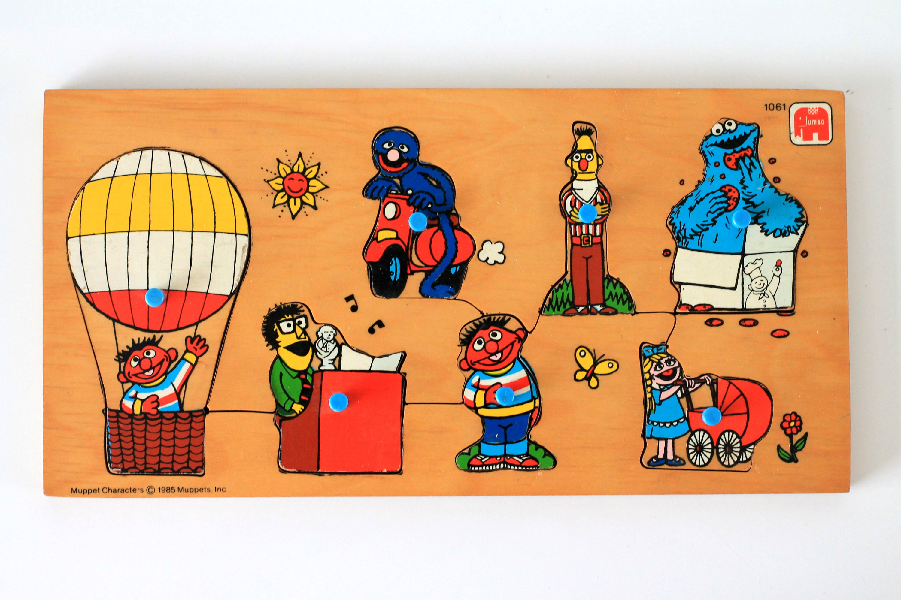 Vintage Wooden Puzzels / Simplex / Jumbo Toys / Farm Animals / - Etsy