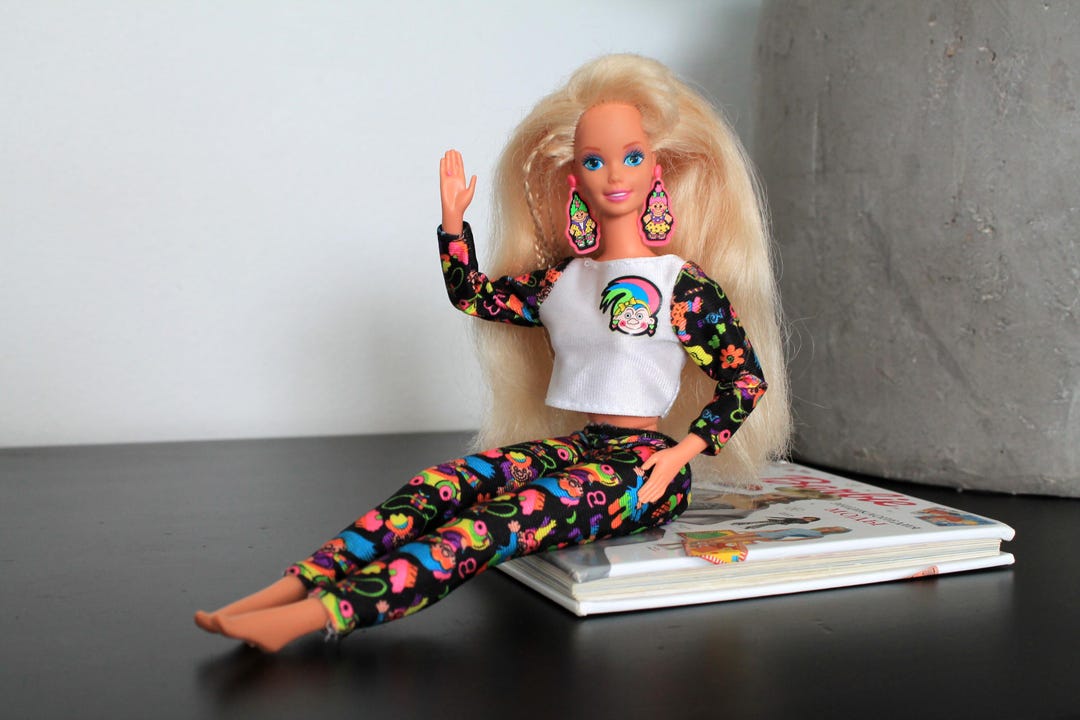 Barbie Troll Doll 1992 MATTEL | Long Hair Blond Barbie 90s | Original ...