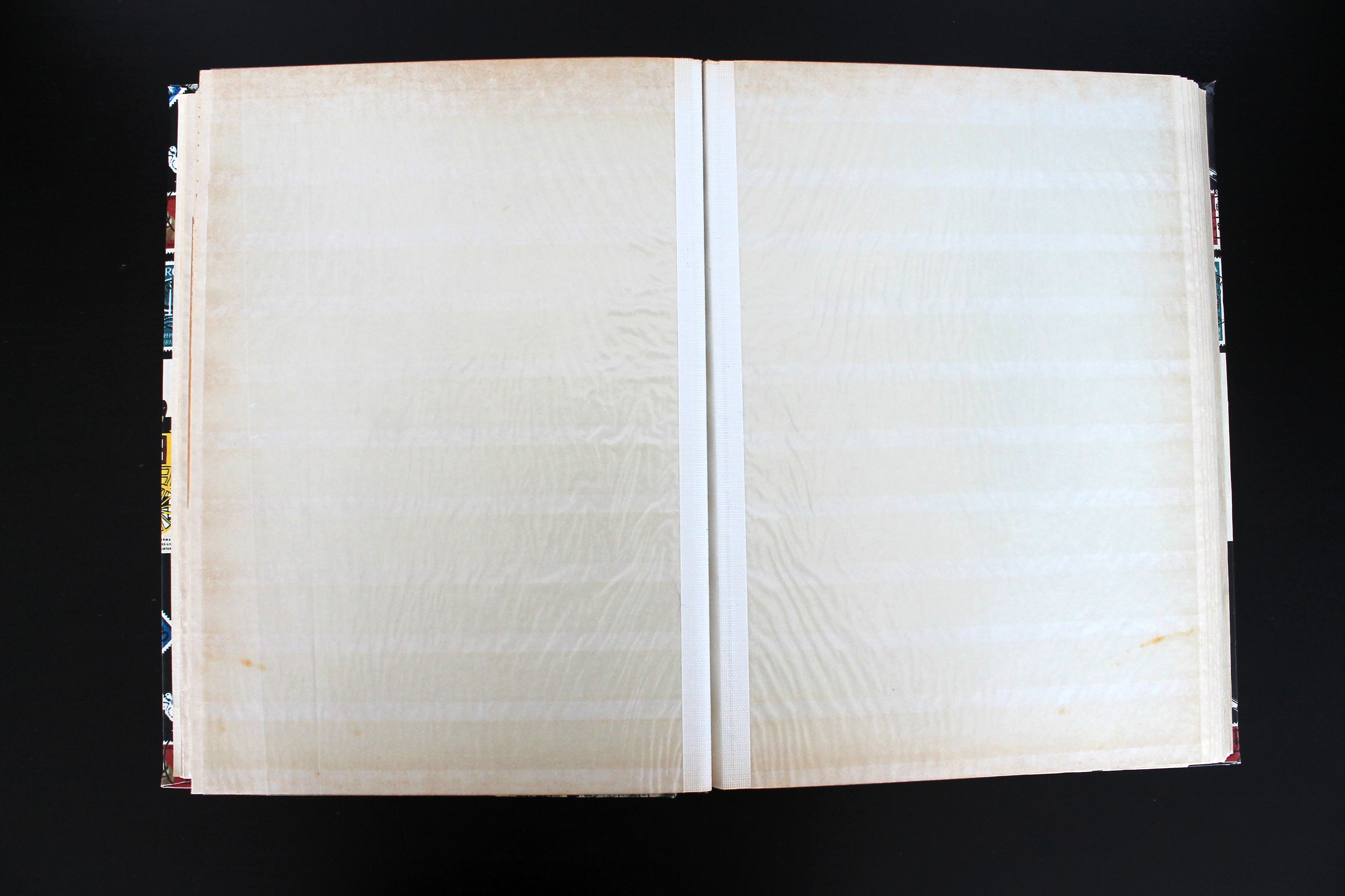 Large Postage Stamp Album Vintage A4 Size EMPTY Black With Postal ...